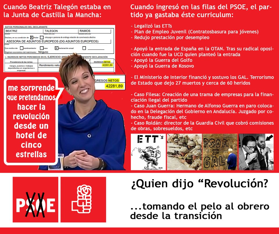 Alegría: Beatriz Talegón y la enésima pantomima del régimen y dossier ...